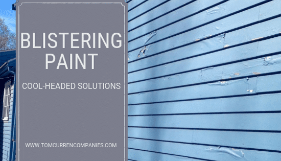 How to Properly Fix Paint Peeling Under Eaves - Tom Curren Companies